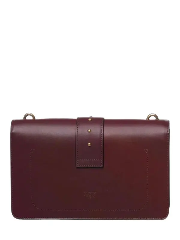 Pinko Medium Love Bag Stud-embellished Crossbody Bag - Red