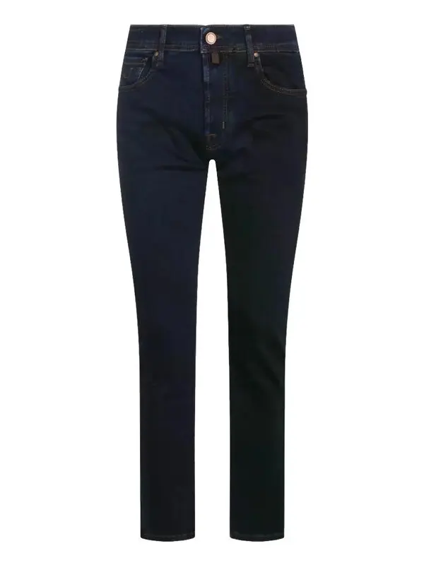 Jacob Cohen Logo-patch Slim-fit Jeans - Blue