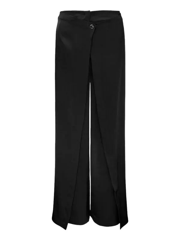 CLUB21 COLLECTION Quinn Wide-leg Palazzo Pants - Black