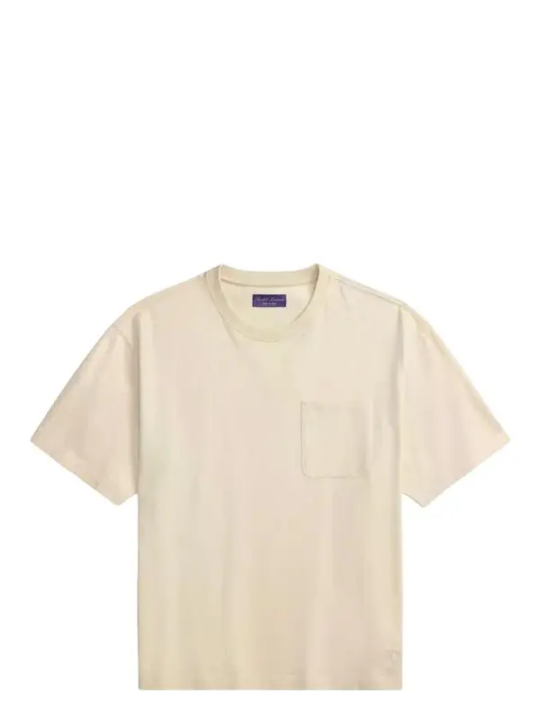Ralph Lauren Purple Label Pocket-detail T-shirt - Neutrals