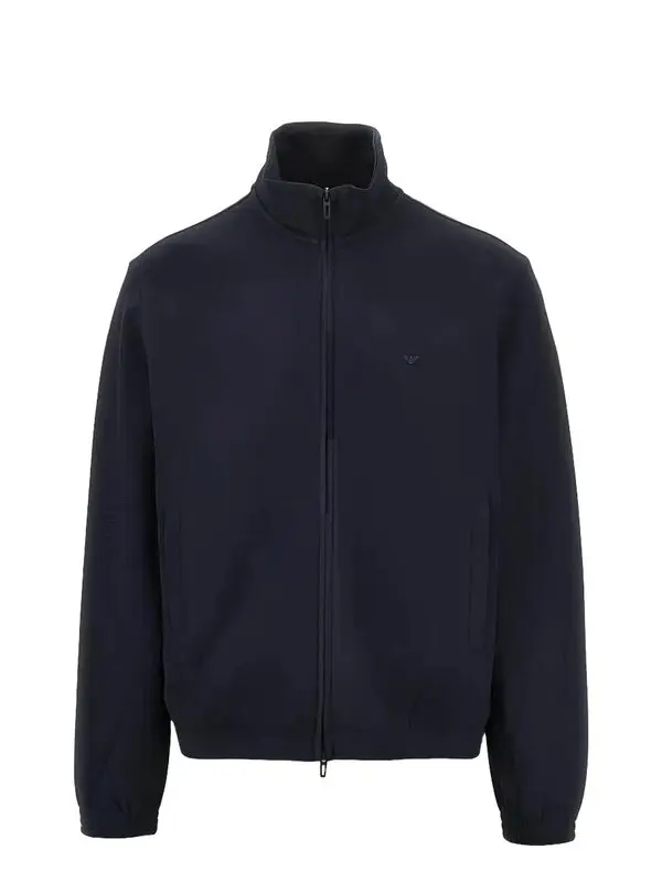 Emporio Armani Zip-up Sweatshirt - Blue