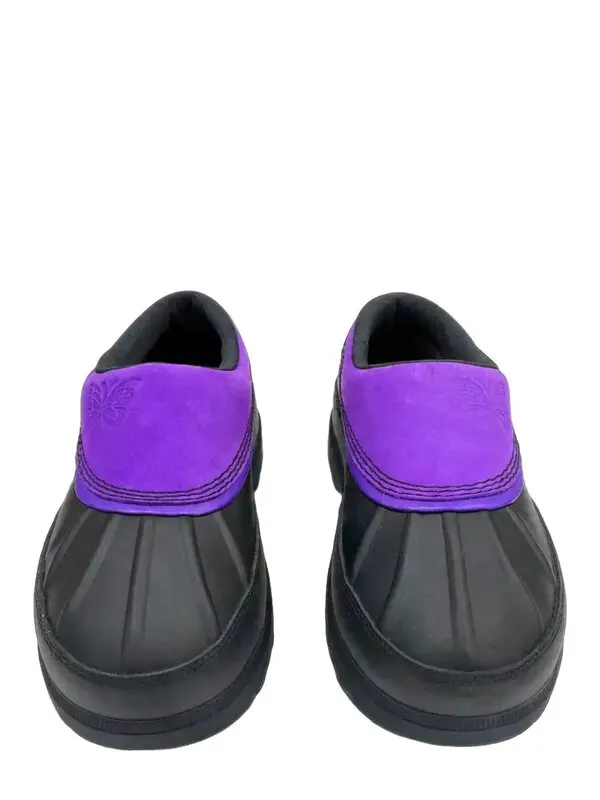 Needles Panelled Slip-on Boots - Black