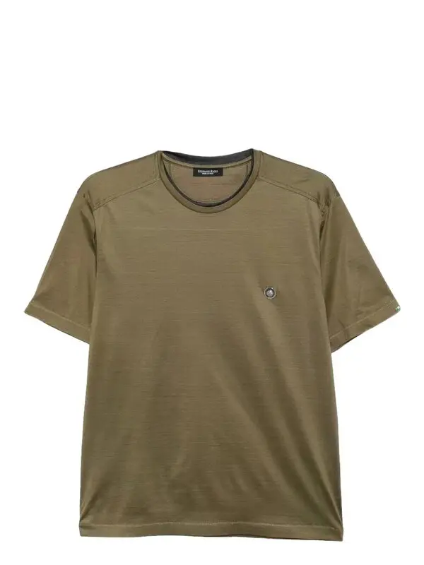Stefano Ricci Logo-plaque Short-sleeve T-shirt - Green