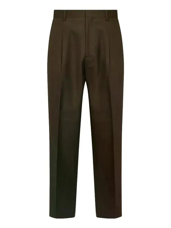 COSTUMEIN Pleated Straight-leg Trousers - Green