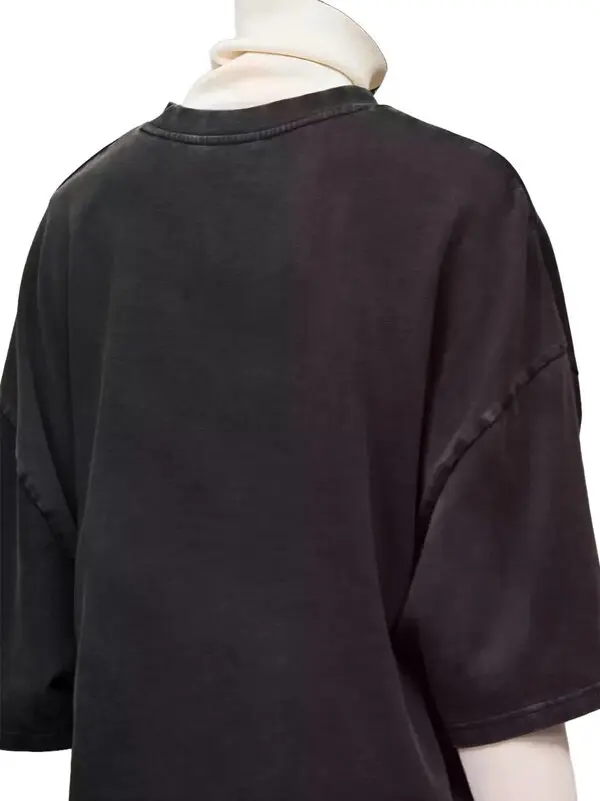 ENTIRE STUDIOS Washed Effect Drop Shoulder T-shirt - Grey