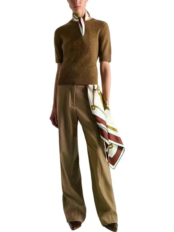 Dorothee Schumacher Fluffy Statements Short-sleeve Top - Brown