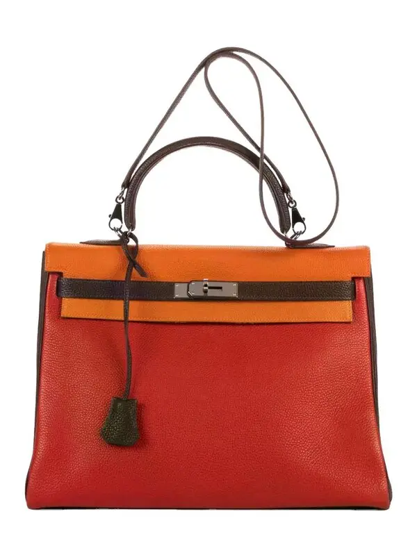 Hermès 32 Kelly Ii Retourne Handbag - Red