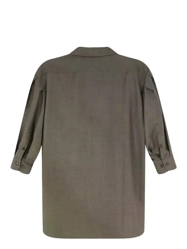 Loro Piana Bowling Collar Shirt - Brown