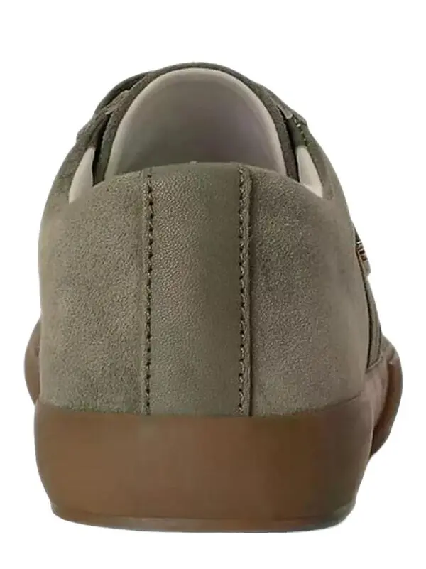 Ralph Lauren Janson Ii Logo-plaque Lace-up Sneakers - Green