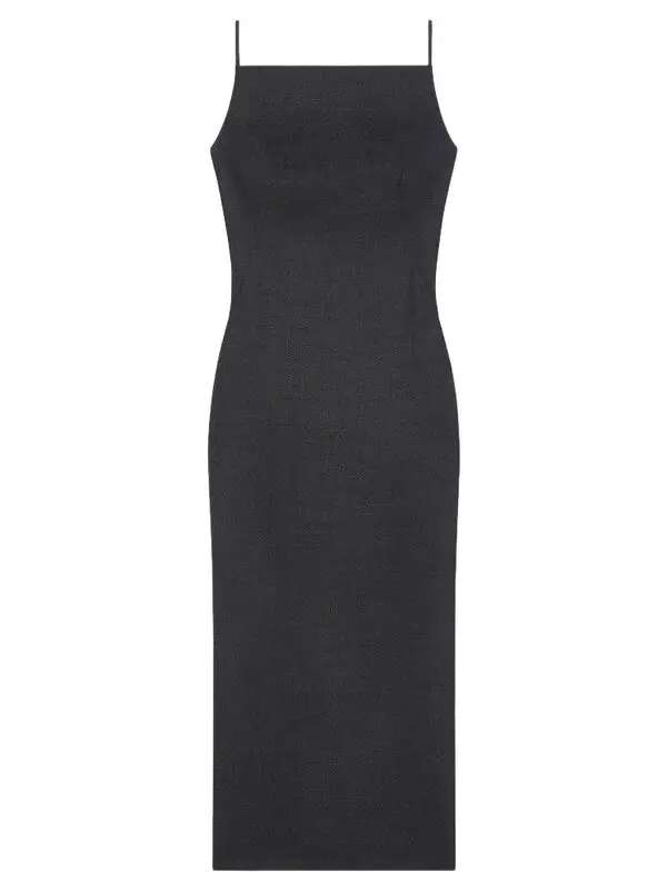 Givenchy Sliced Effect Midi Dress - Grey