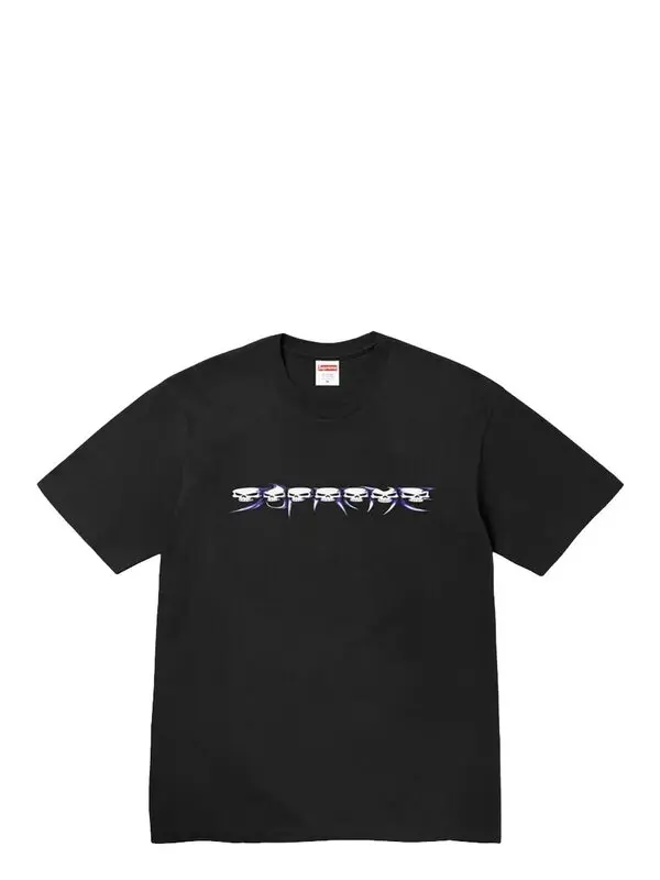 Supreme Skulls-print T-shirt - Black
