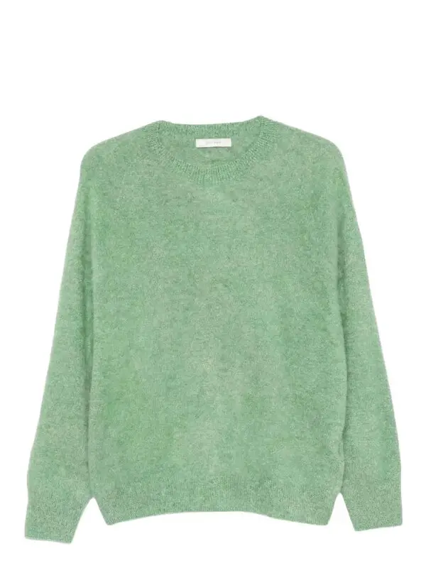 IVORY PARIS Cala Crew-neck Knitted Sweater - Green