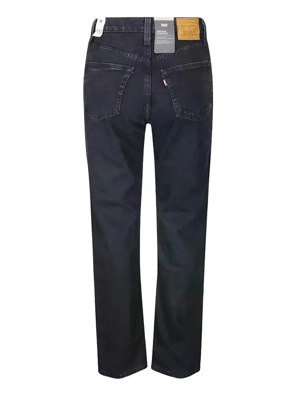 LEVI'S Ribcage Full Length Jeans - Black