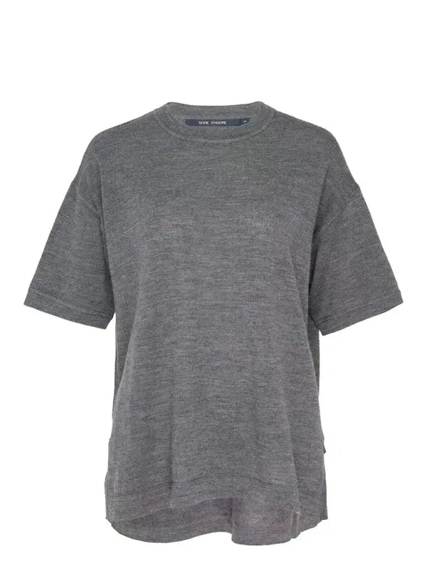 Sofie D'hoore Crew-neck Short-sleeve T-shirt - Grey