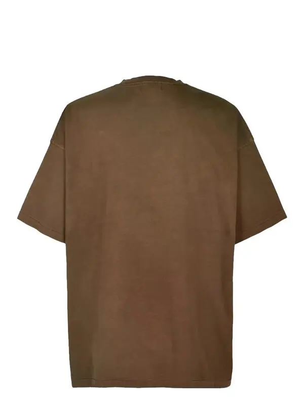 BREATH Angel Graphic-print Box-fit T-shirt - Brown