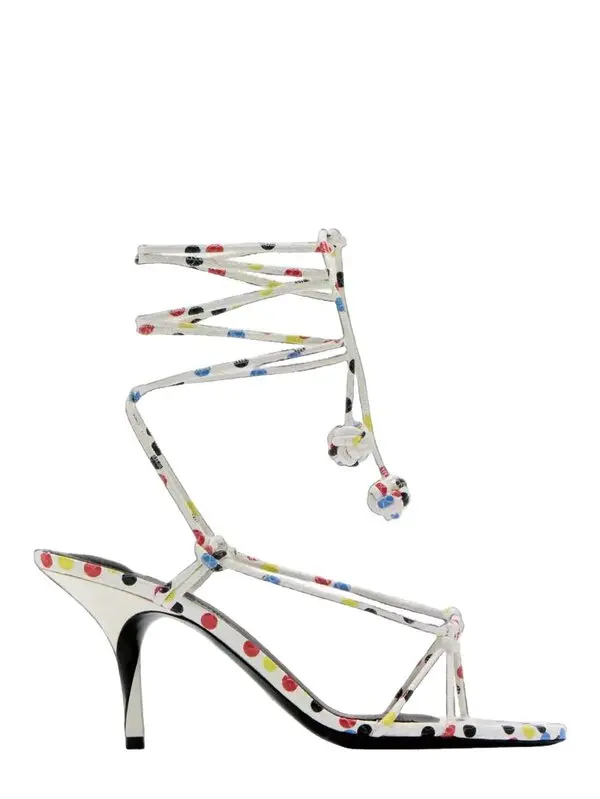Jacquemus The Tourni Sandals - White