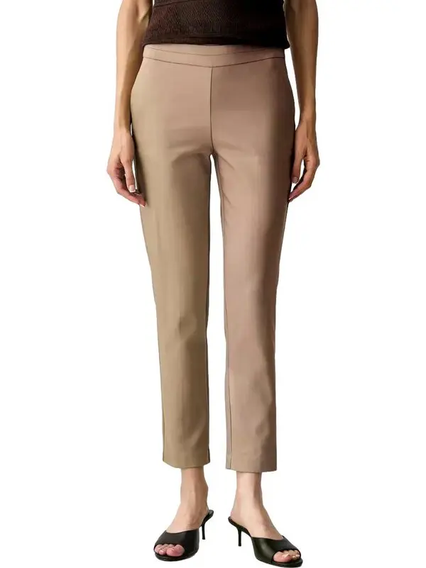 MORGAN Slim-fit Tailored Trousers - Neutrals