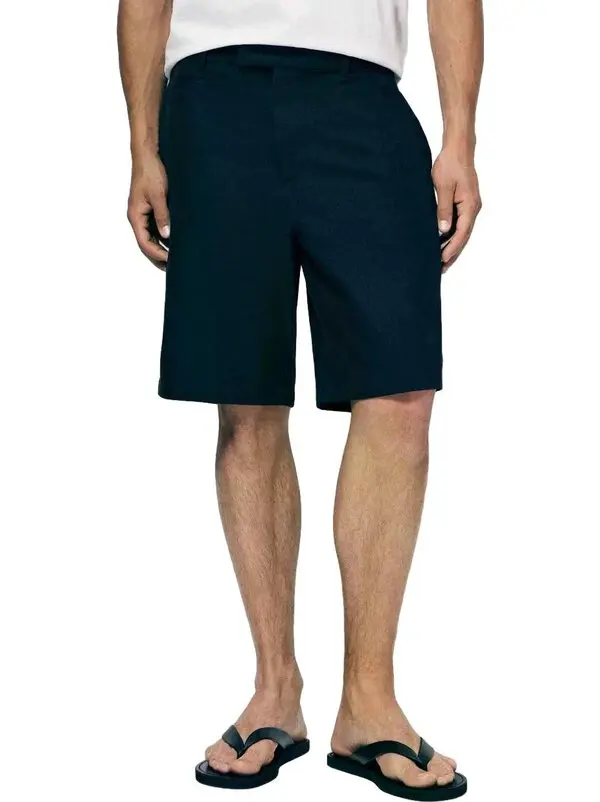 DOMAINE DES ARTISTES Elasticated Waistband Shorts - Blue