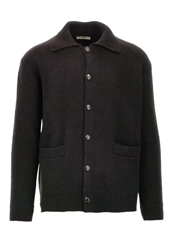 PIACENZA CASHMERE 1733 Virgin Wool Cardigan - Brown