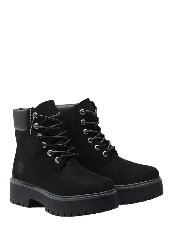 Timberland Stone Street Lace-up Ankle Boots - Black