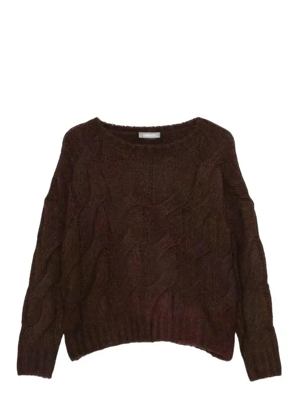 PHILO-SOFIE Cable Knit Sweater - Brown