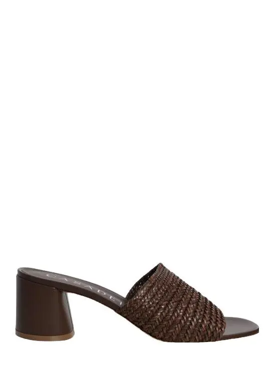 Casadei Hanoi 60mm Woven Mules - Black
