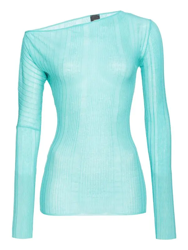 Pinko Boat Neck Top - Blue