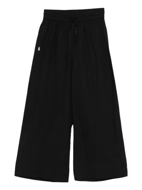 Polo Ralph Lauren Embroidered Logo Drawstring Trousers - Black