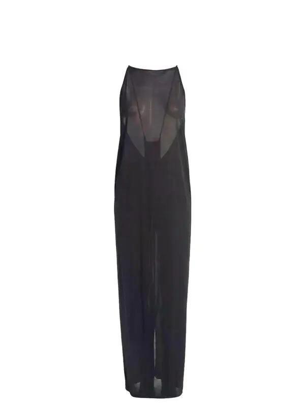 IRINA SCHROTTER Sara Crystal-embellished Backless Maxi Dress - Black