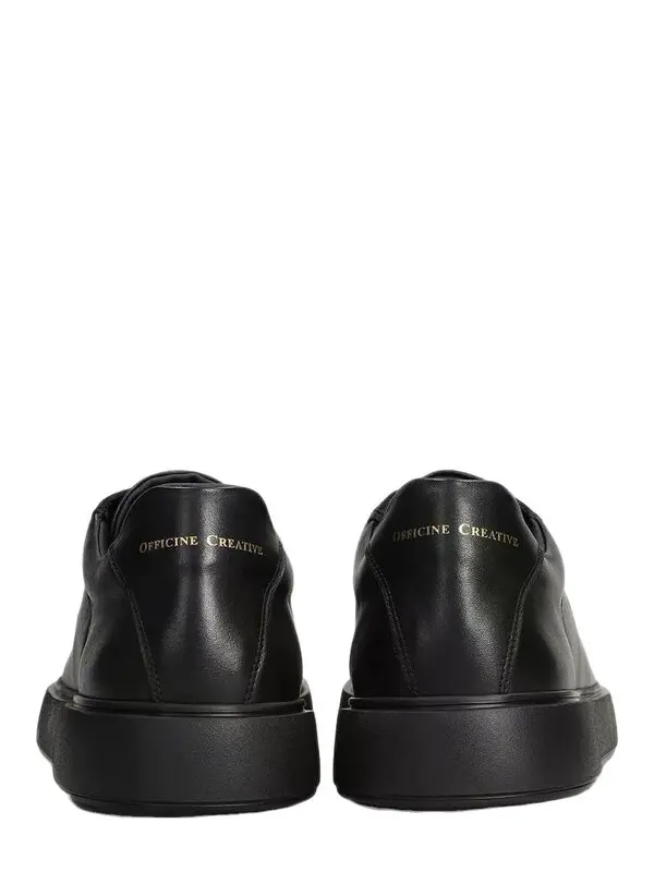 Officine Creative Slouch 001" Leather Sneakers - Black