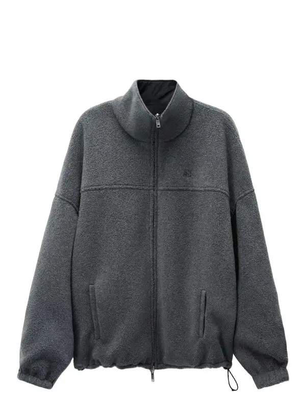 Alexander Wang Reversible Fleece Track Jacket - Grey