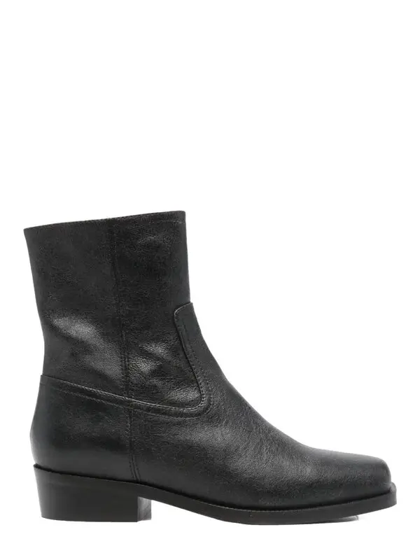 AQUAZZURA 30mm Leather Boots - Black