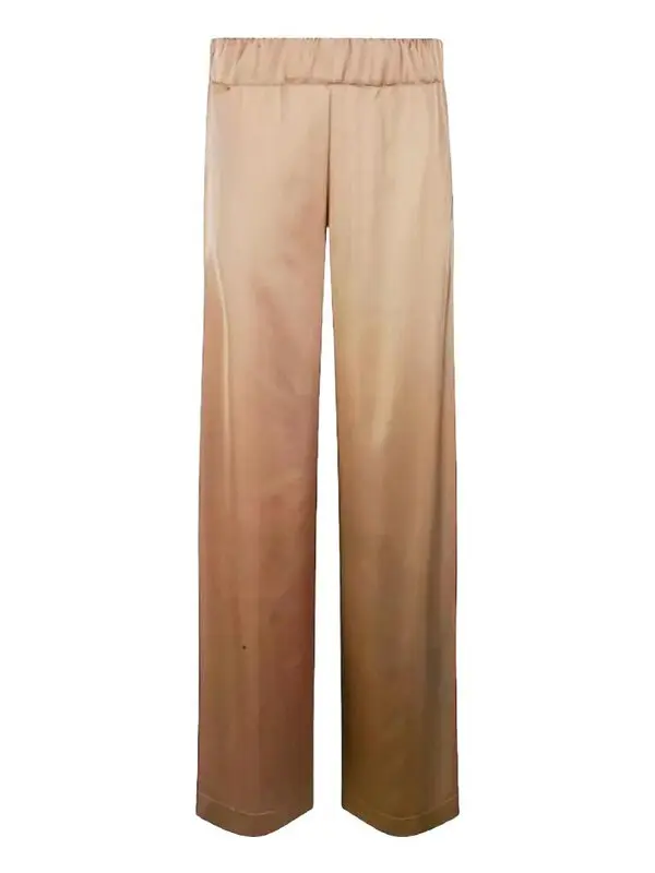 D.exterior Satin-effect Palazzo Pants - Neutrals