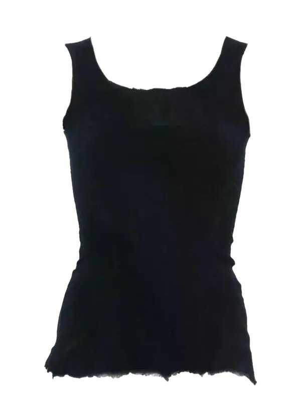 MARC LE BIHAN Sleeveless Paneled Top - Blue