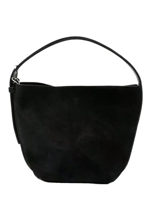 TOTEME Belted Suede Tote Bag - Black