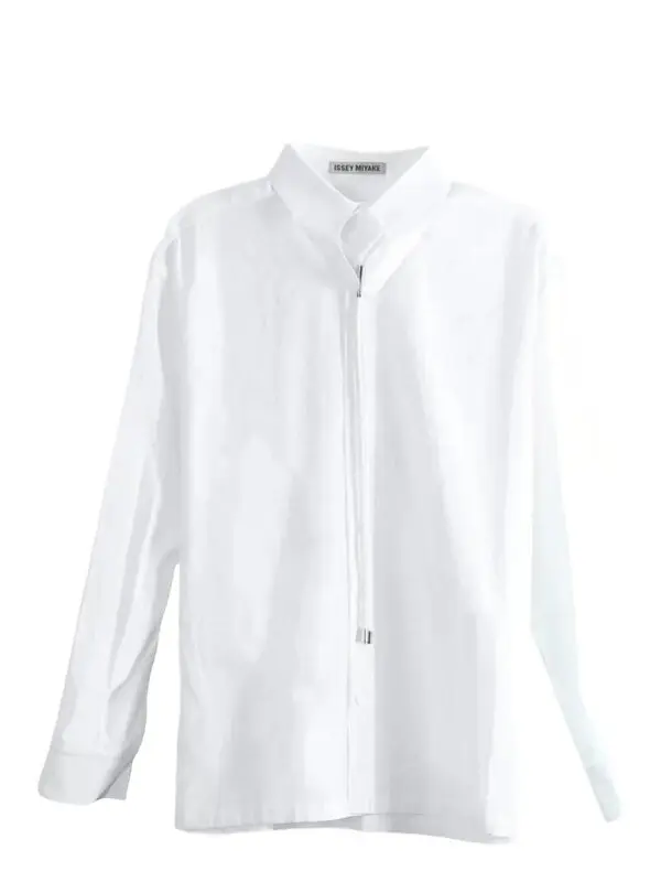 Issey Miyake Monsieur Bolo-tie Shirt - White