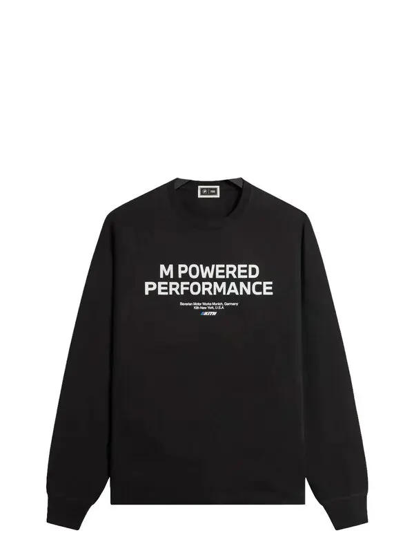 Kith X Bmw M Quote Long-sleeve Sweatshirt - Black