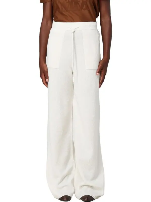Max Mara Tailored Wide Leg Pants - White