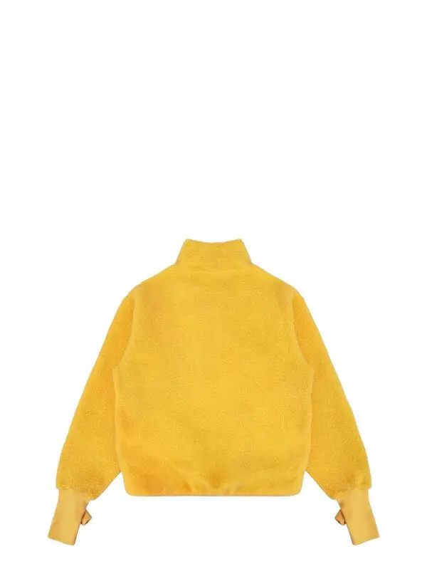 ENTIRE STUDIOS Fleece Half-zip Sweater - Yellow