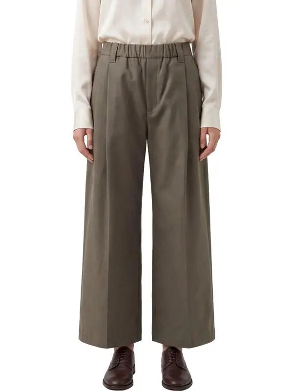Brunello Cucinelli Wide Leg Trousers - Green