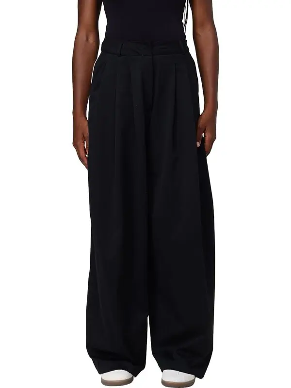 ADIDAS ORIGINALS Wide Leg Trousers - Black