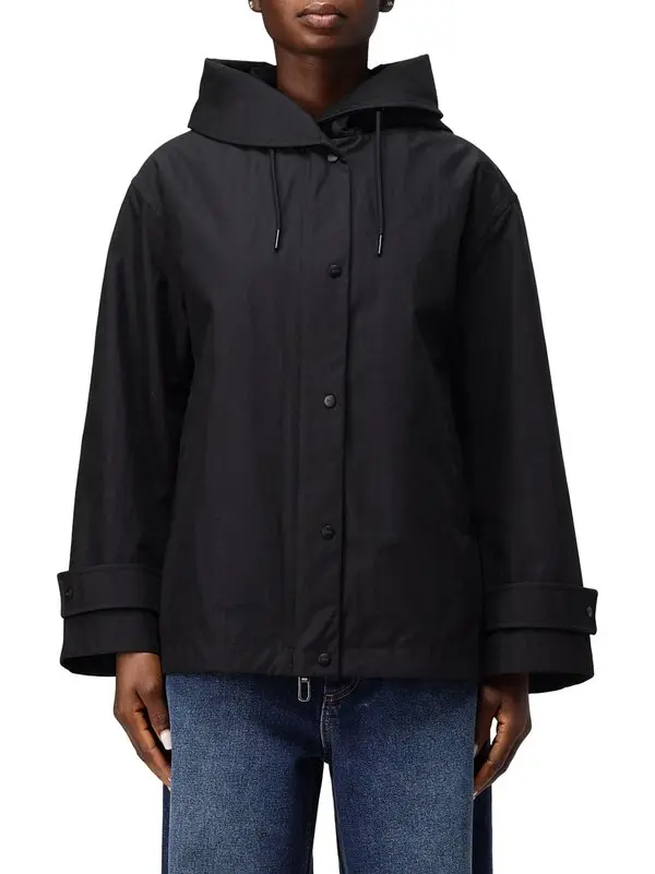 DUNO Technical Fabric Trench Coat - Black