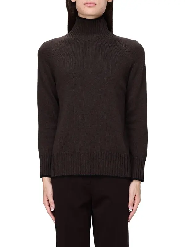 KANGRA High Neck Sweater - Brown