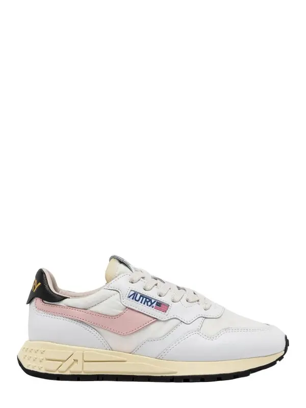 AUTRY Reelwind Lace-up Leather Sneakers - White