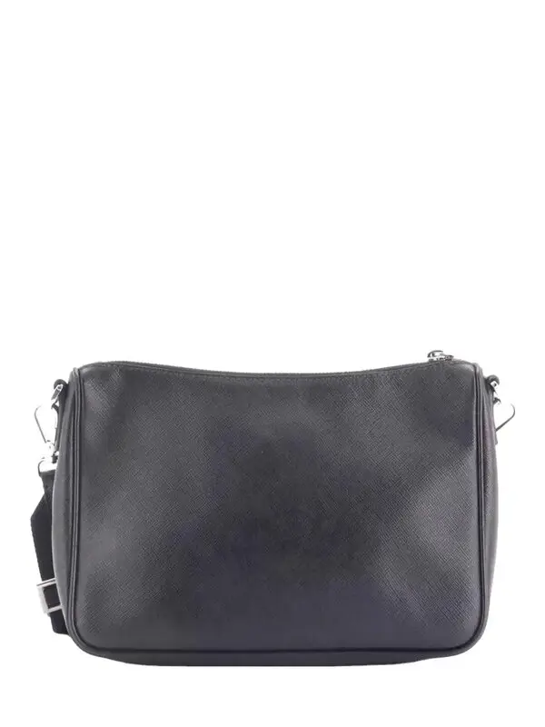 Prada Re-edition Zip Messenger Bag Saffiano Leather - Black