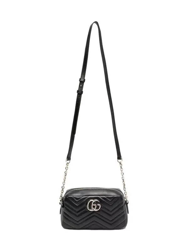 Gucci Gg Marmont Quilted Leather Camera Bag - Black