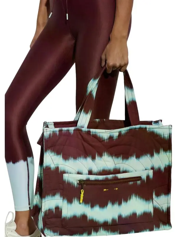 The Upside Rio Tie-dye Quilted Tote Bag - Red