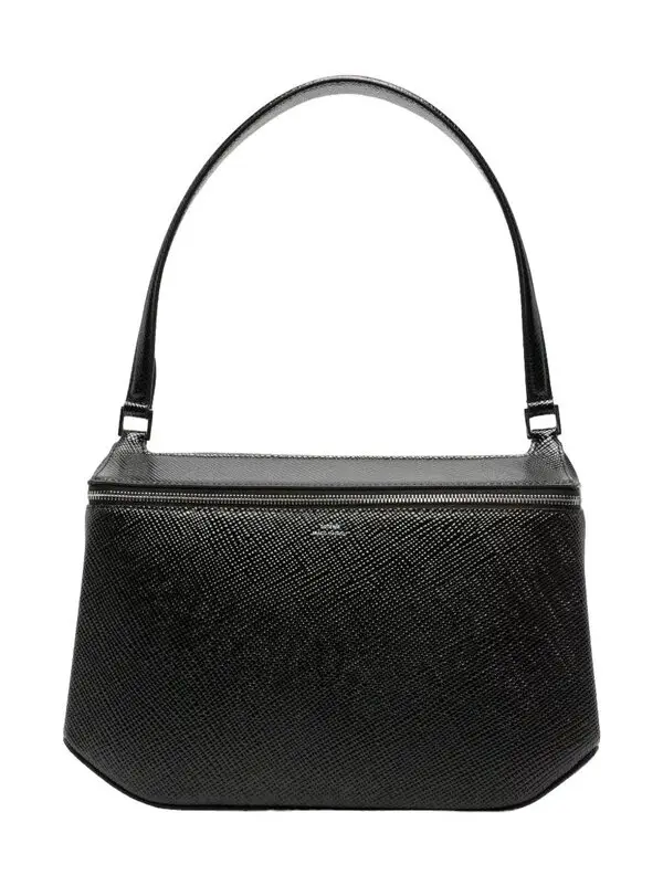 TOTEME Palmellato-patent Shoulder Bag - Black