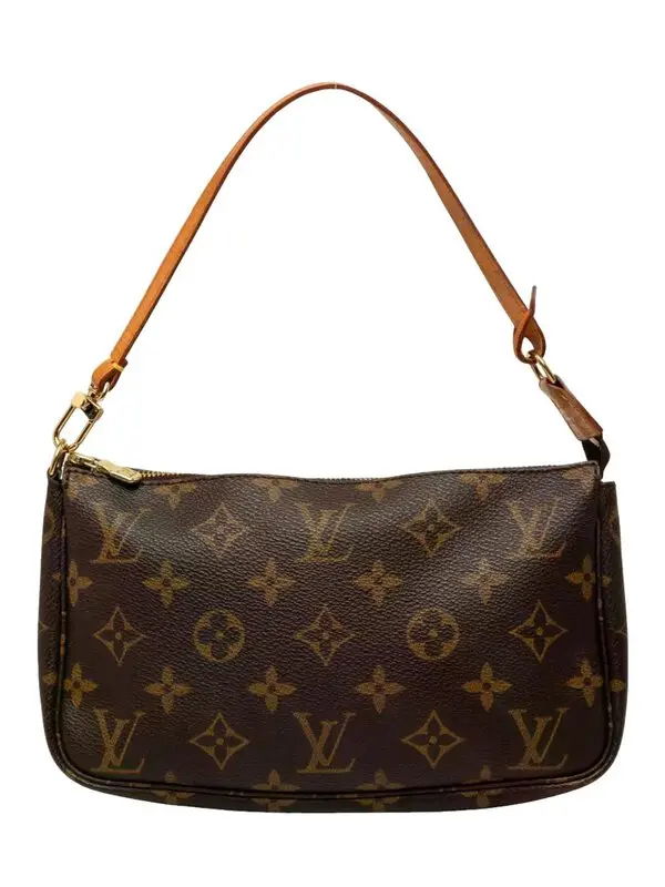 LOUIS VUITTON Monogram Pochette Accessoires Shoulder Bag - Brown