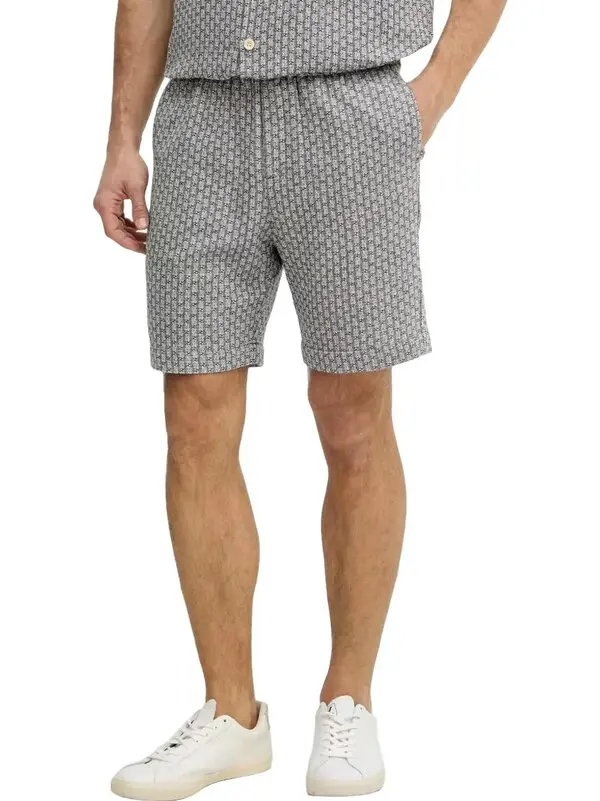 MOS MOSH Geometric Pattern Shorts - Blue